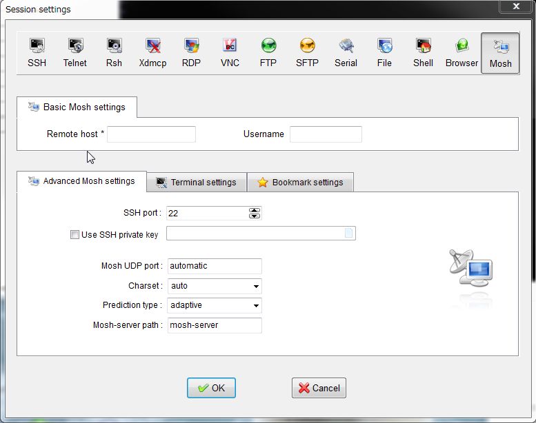 MobaXterm を ssh/mosh/X11 クライアントとして使う（Windows） #SSH - Qiita