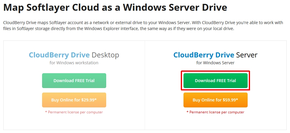 CloudBerry Driveを使ってObject StorageをWindowsのローカルドライブのように使う #ibmcloud - Qiita