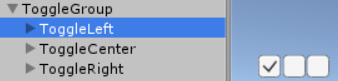 【uGUI】ToggleGroupコンポーネントを使って一つだけしか選択できないToggleを作る #Unity - Qiita