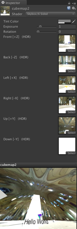 Unityの基本機能だけを使ってSceneのキューブマップ（全天球画像）を作る #VR - Qiita