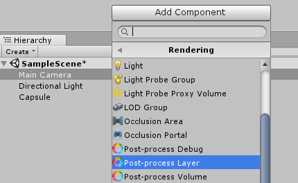 【Unity】Post Processing Stack Version 2.x を使用する #Unity - Qiita