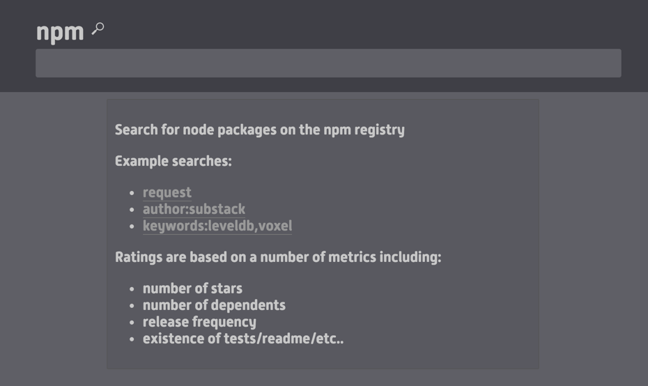 npm moduleを検索するサイトまとめ #Node.js - Qiita