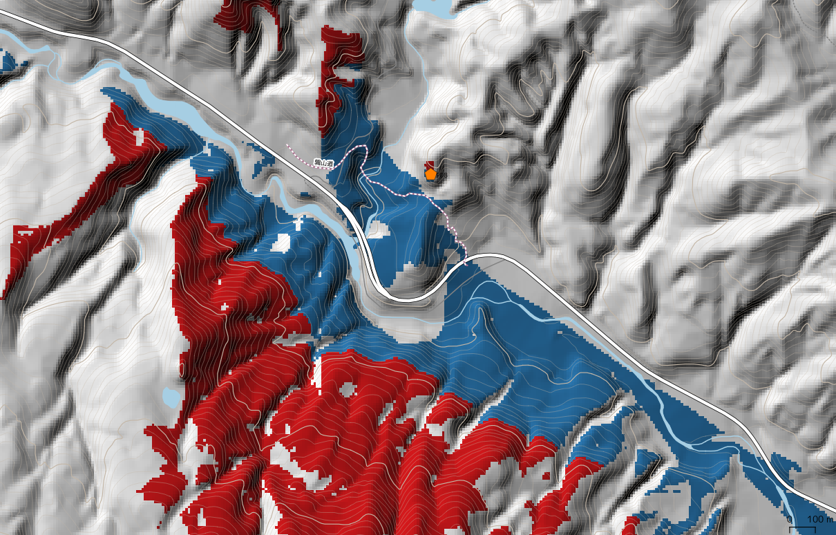 GRASS GISの「r.viewshed」コマンドで出力されるラスタ画像 #Grass - Qiita