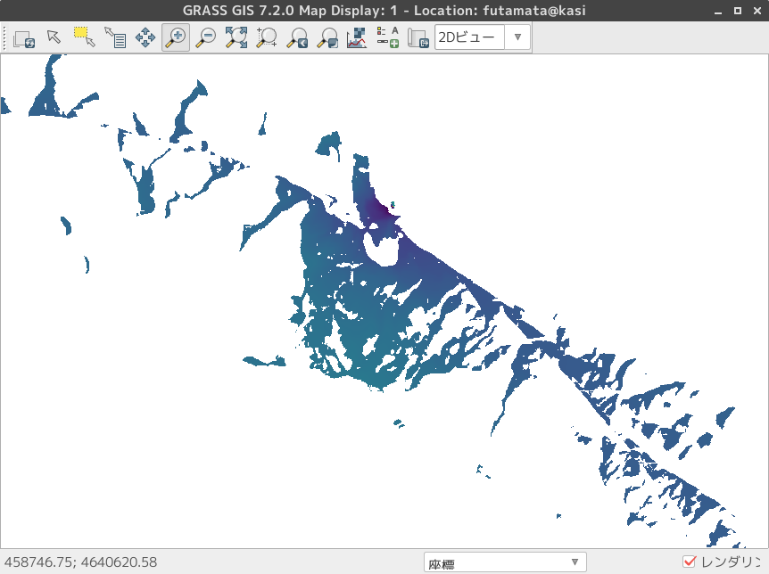 GRASS GISの「r.viewshed」コマンドで出力されるラスタ画像 #Grass - Qiita
