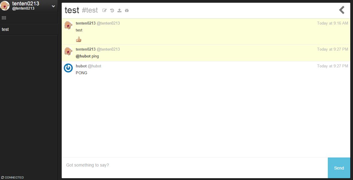 Let's ChatとHubotを連携する #LetsChat - Qiita