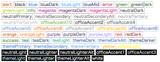 Office UI Fabricの文字サイズと文字色 #AdventCalendar - Qiita