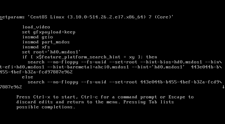 CentOS7 RHEL7 rootパスワード変更(rd.break利用) #Linux - Qiita