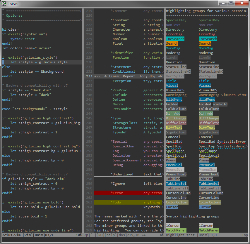 【厳選】形から入る人のための こだわり Vim / NeoVim カラースキーマ まとめ #neovim - Qiita