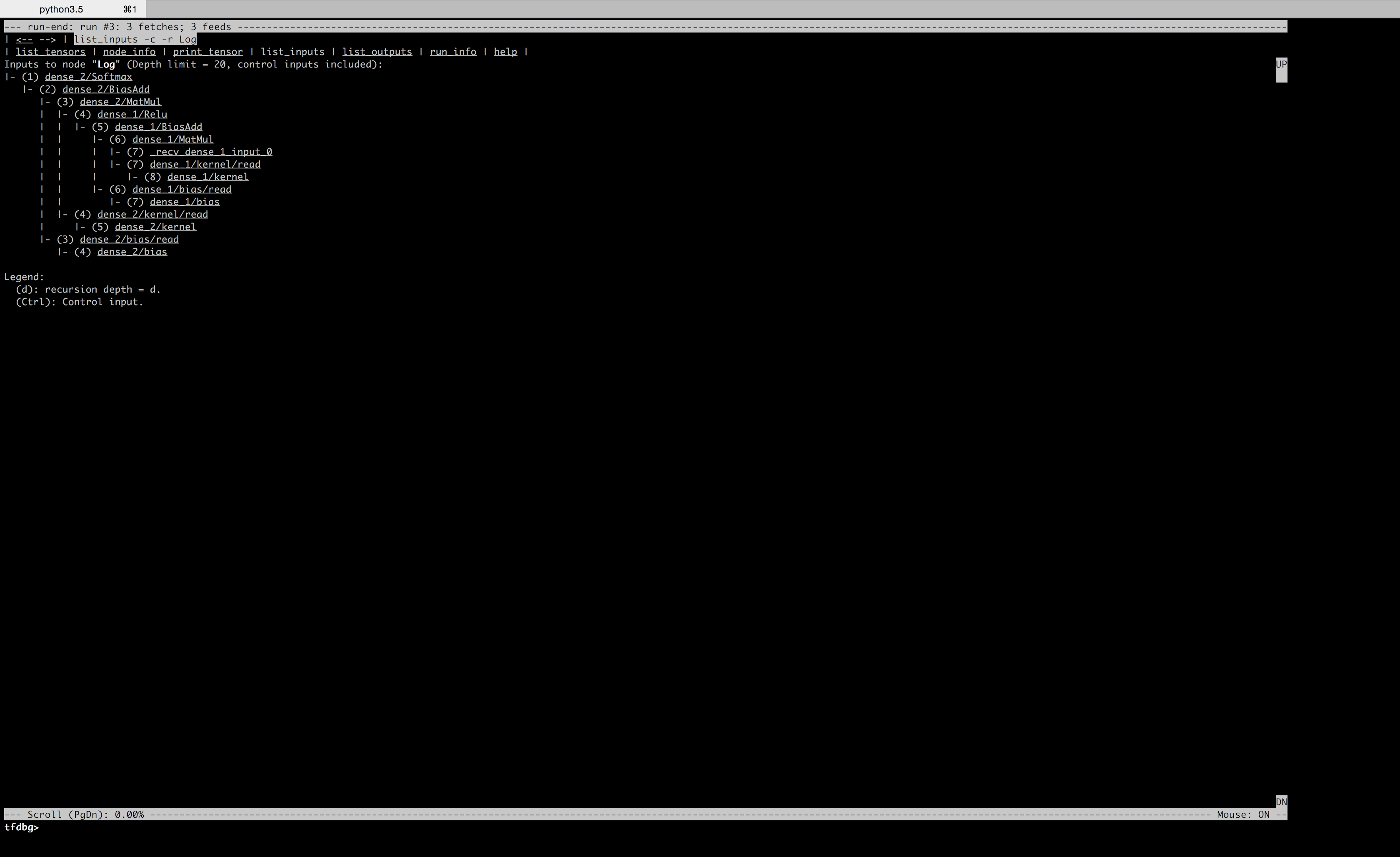 tfdbg を使って Keras の nan や inf を潰す #Python - Qiita