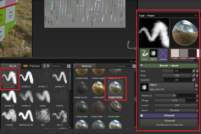 Substance Painterの使い方 (2) ペイント編 #SubstancePainter - Qiita