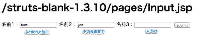 アクセサメソッドを書く手間が省けるDynaActionFormを使ってみた #Struts - Qiita