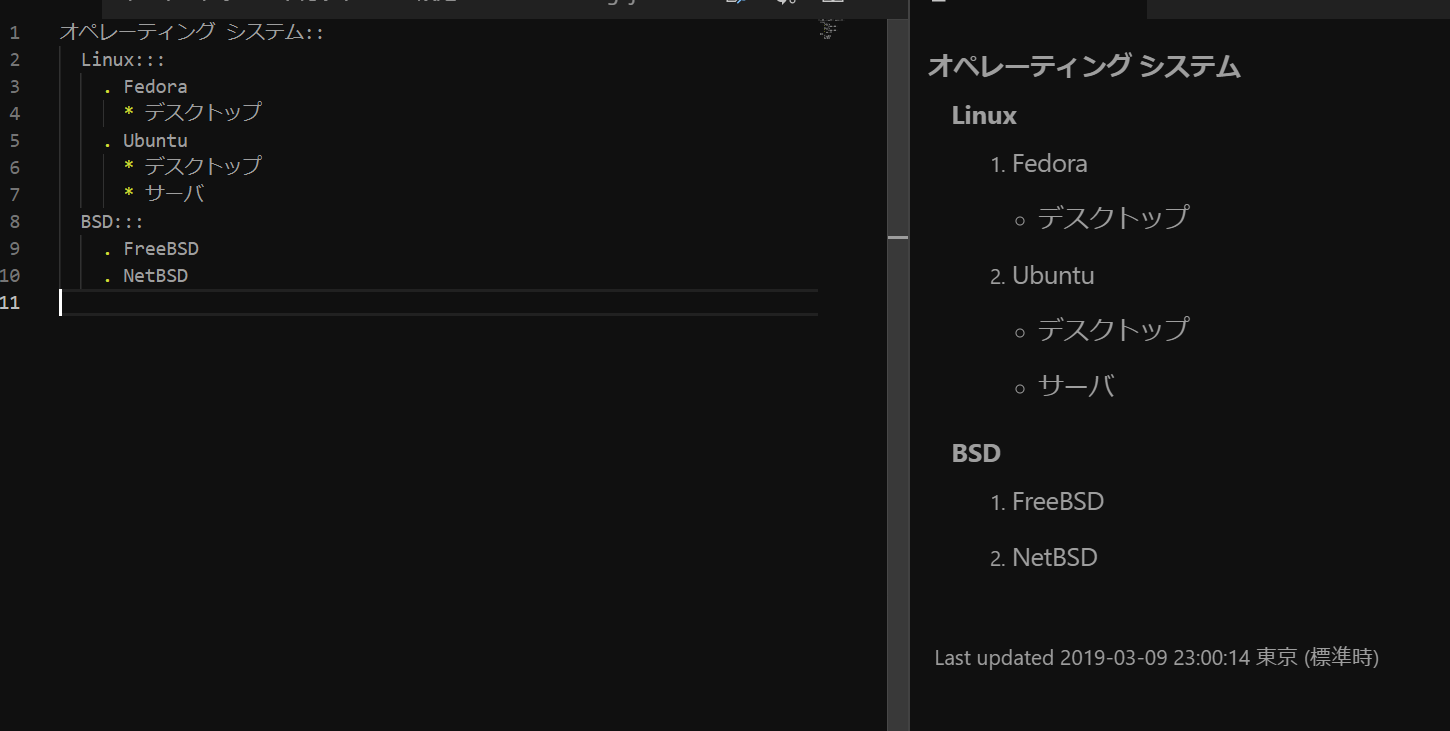 VSCodeにAsciidoc執筆環境を構築する #asciidoc - Qiita