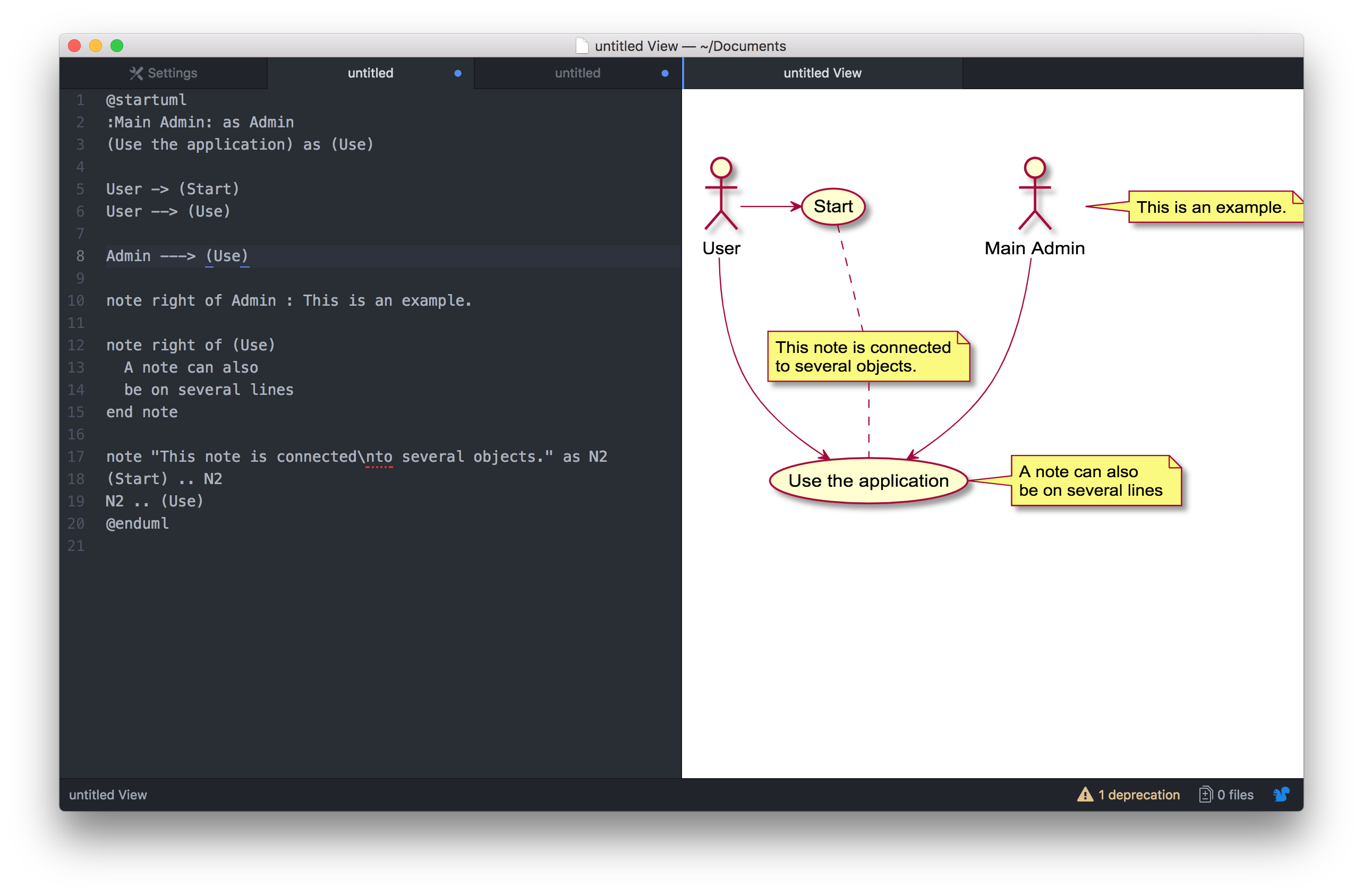 AtomでPlantUMLを利用する #Mac - Qiita