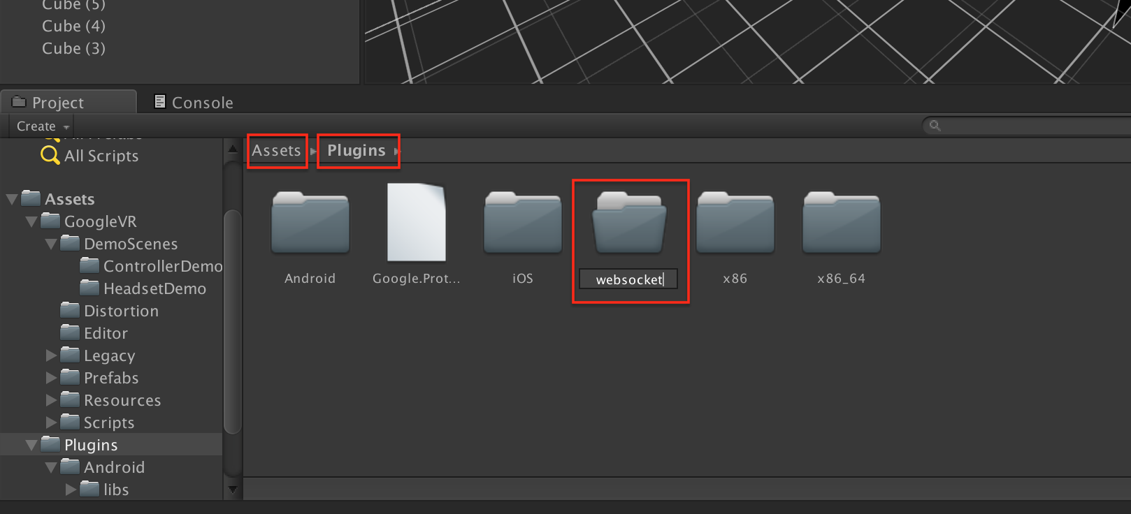 Unity向けのWebSocketライブラリの組み込み #Android - Qiita