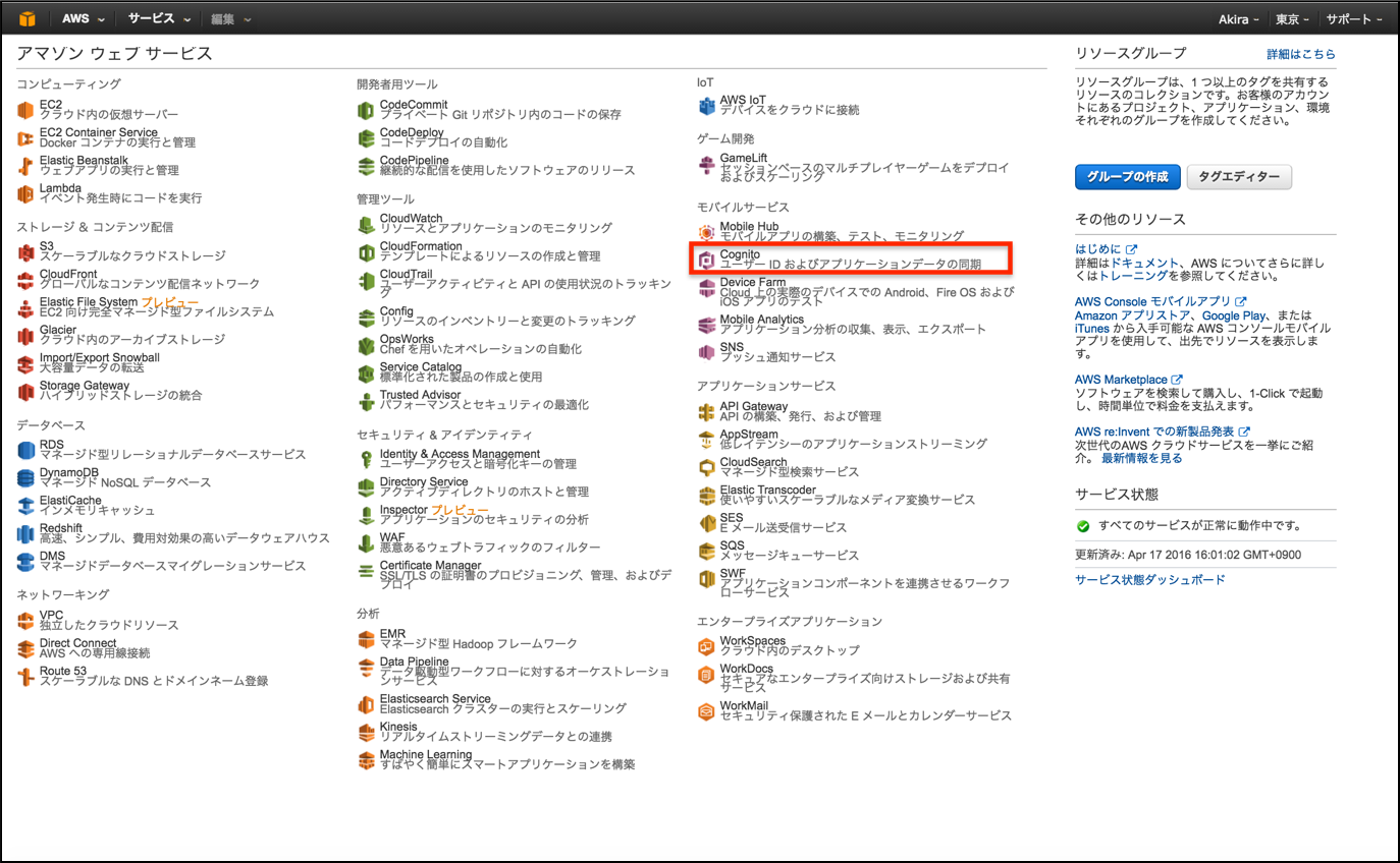 AWS CognitoとAWS SNSでDBレスで構築するiOS向けPush Notification - Qiita