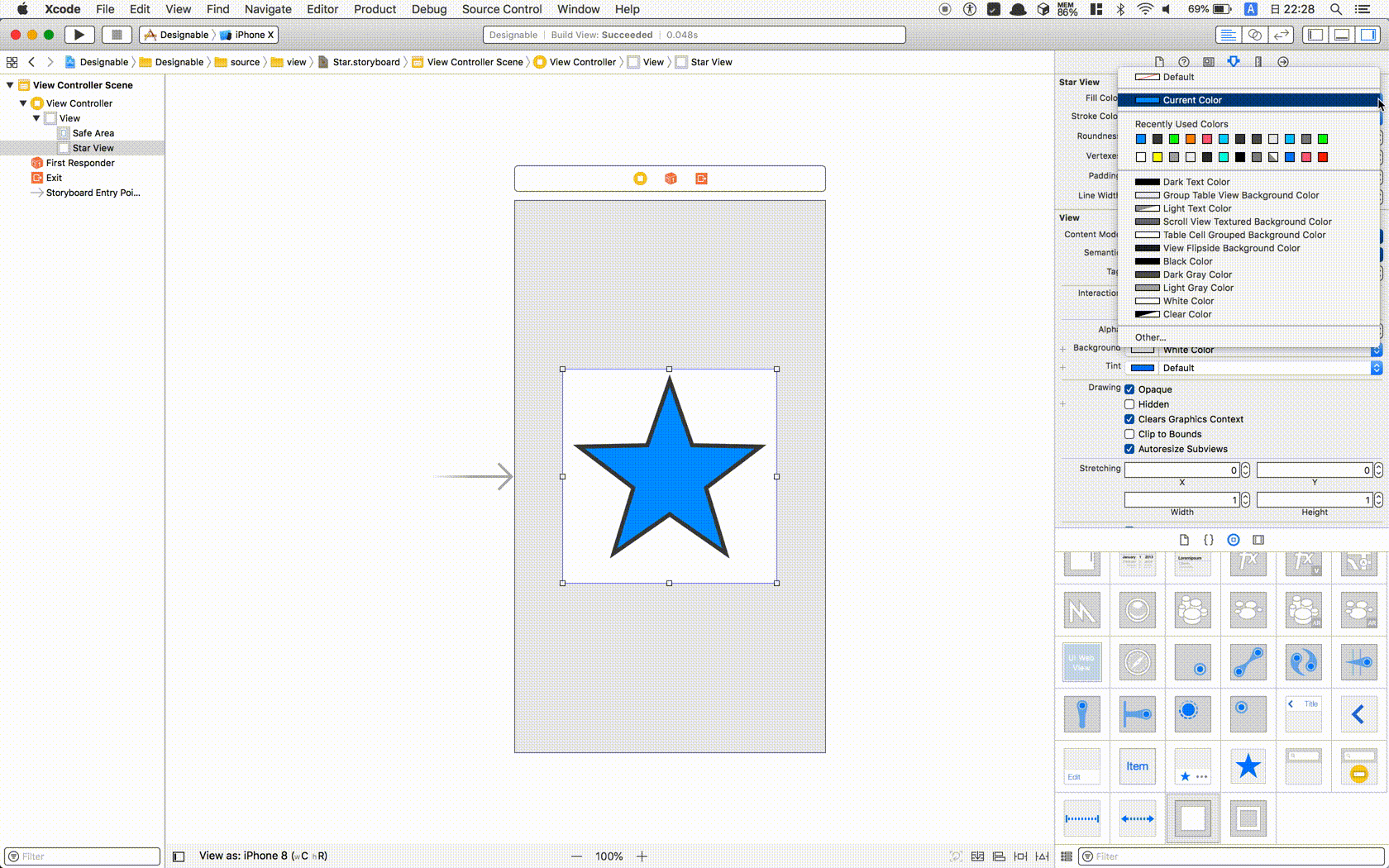 Ios で星型の図形を Uibezierpath で作る Swift Qiita 