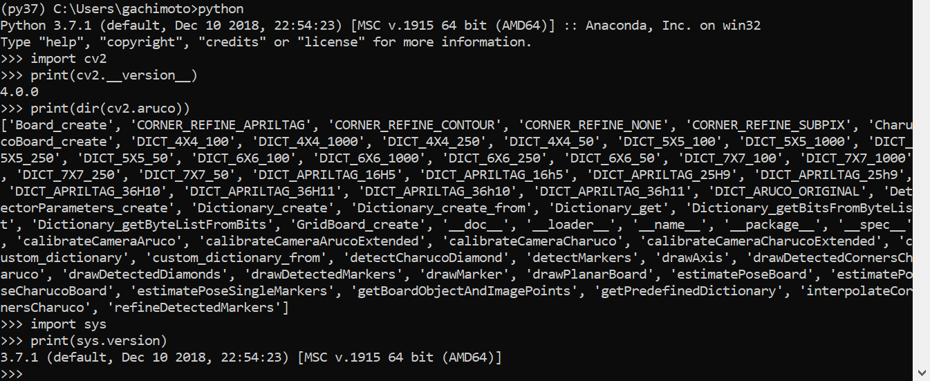 PythonでOpenCVをはじめる（Windows10、Anaconda 2018.12、Python3.7.1、OpenCV4.0.0） #画像処理 - Qiita