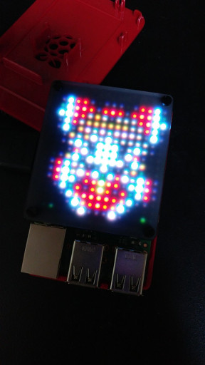 Raspberry Pi 3 + Unicorn HAT HDで霊夢を表示 #RaspberryPi - Qiita