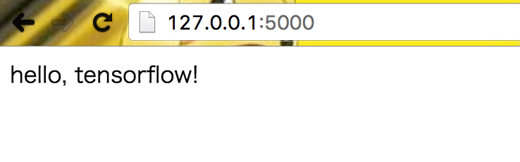 Flaskとtensorflowとherokuで「hello World」を動かしてみた Heroku Qiita
