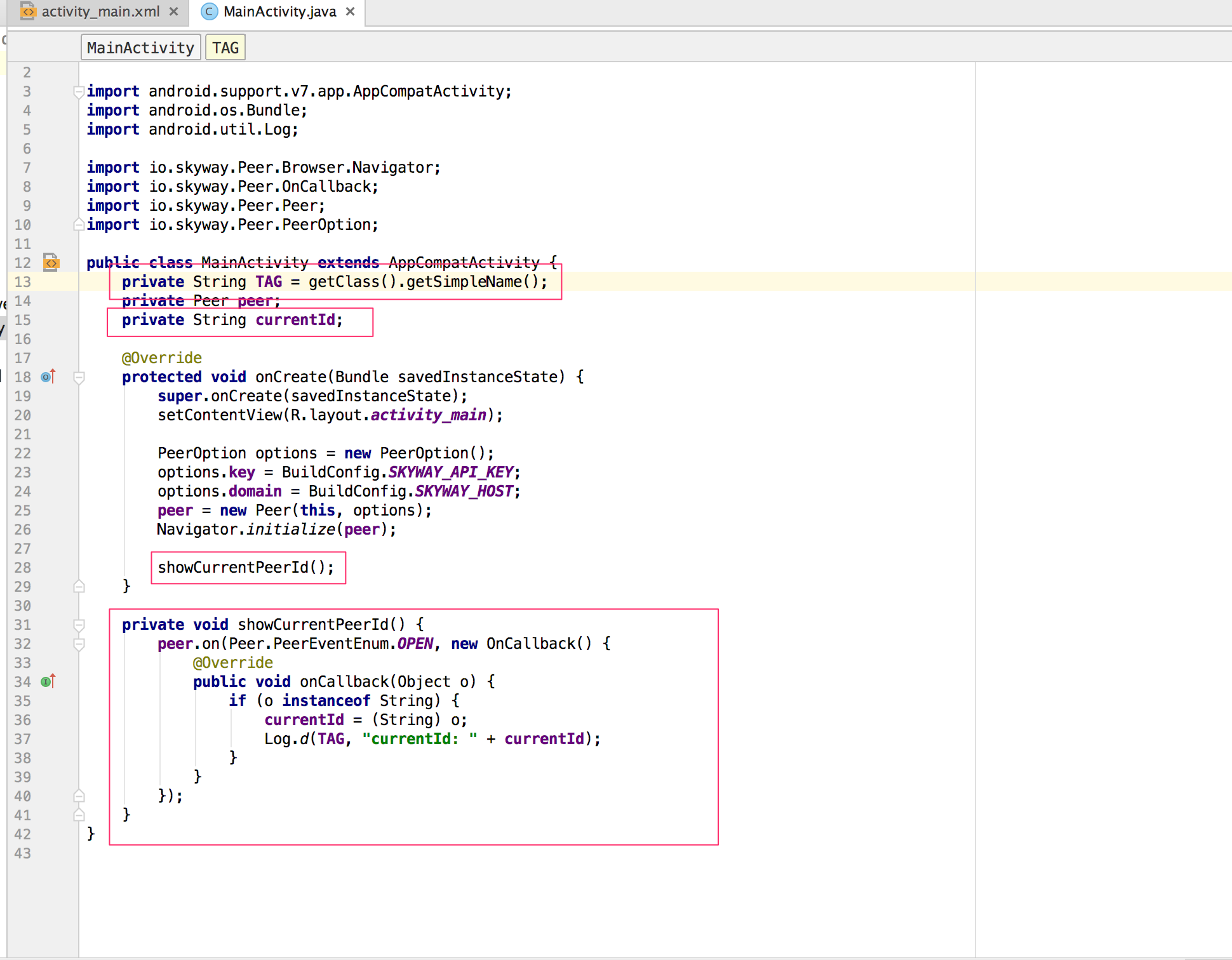 AndroidでWebRTCを使った電話アプリを実装する【初心者向け】 #SkyWay - Qiita
