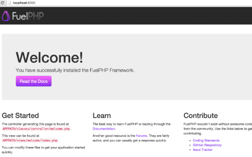 Macで5分でFuel PHPを動作させるまで #FuelPHP - Qiita