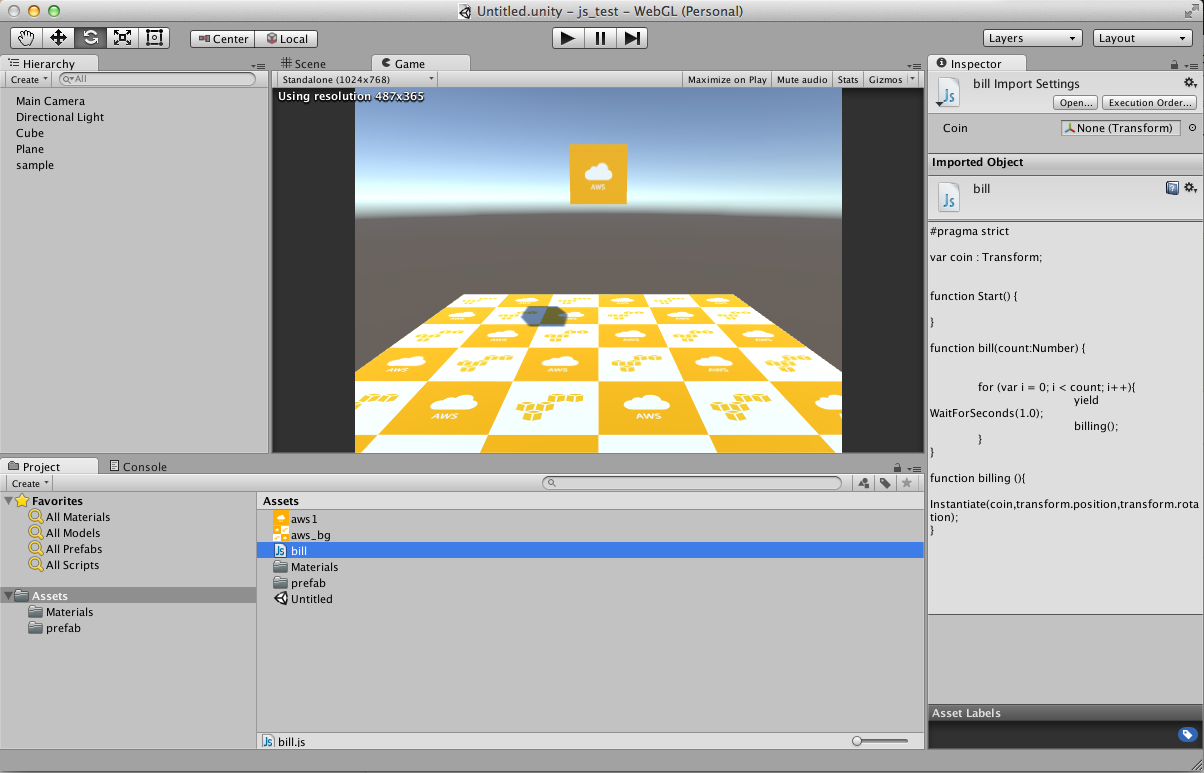 【Unity】AWSの利用料金をaws cliから取得して、Unity(WebGL)で可視化した #JavaScript - Qiita