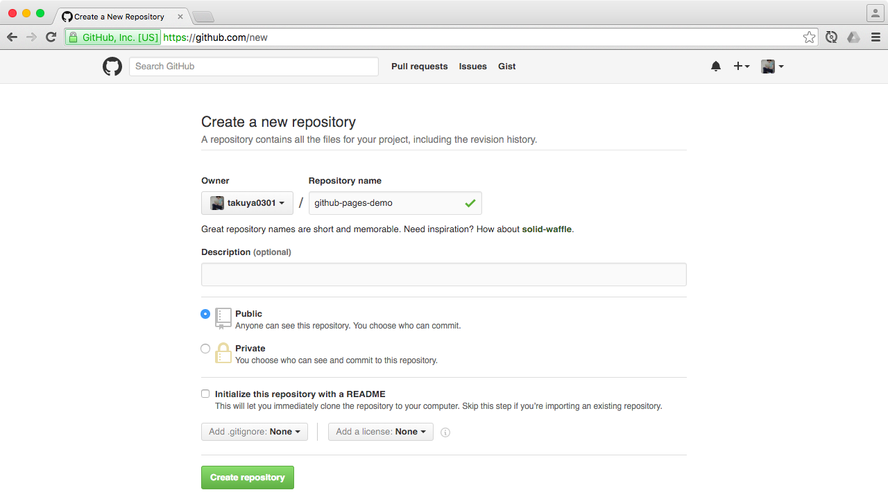 GitHub Pages でデモ用 Web サイトを無料公開する方法 #JavaScript - Qiita