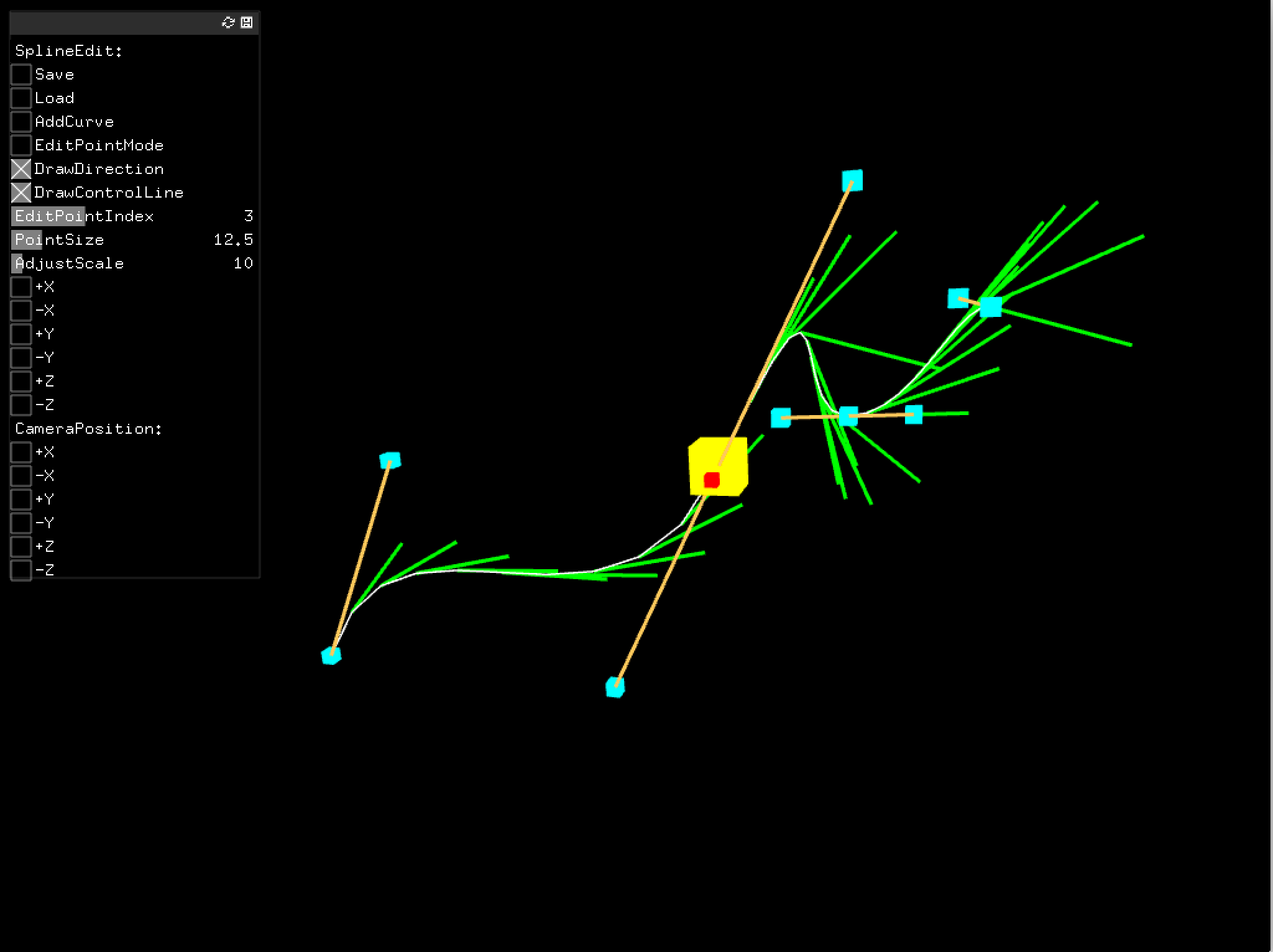 openFrameworksでspline曲線を作成するAddon #C++ - Qiita