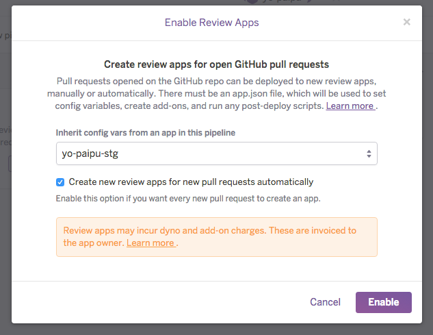 Heroku Pipelineを使ってみる #Heroku - Qiita