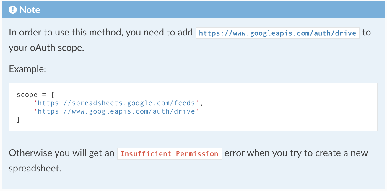 PythonのgspreadでGoogleスプレッドシートを読み書きしようとしたらInsufficient Permissionと言われた場合の対処法 #GoogleSpreadSheet ...