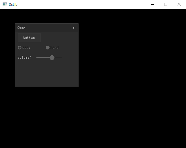 DXライブラリ+nuklearでGUIを実現する #C++ - Qiita