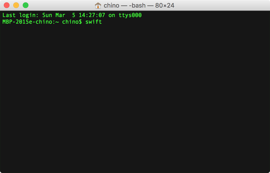 【Swift】ターミナルから実行する方法 #Xcode - Qiita