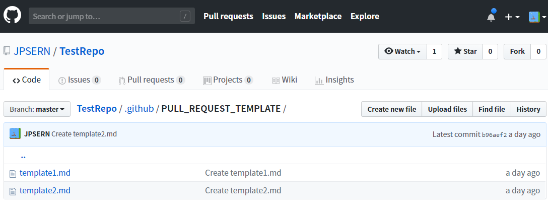GitHub で pull request のテンプレートを複数使いわける #Git - Qiita