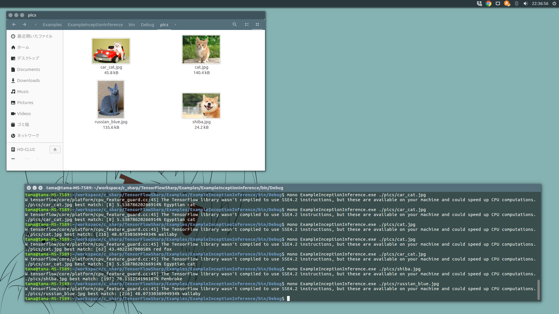 C#でTensorFlowを動かす。 #Xamarin - Qiita
