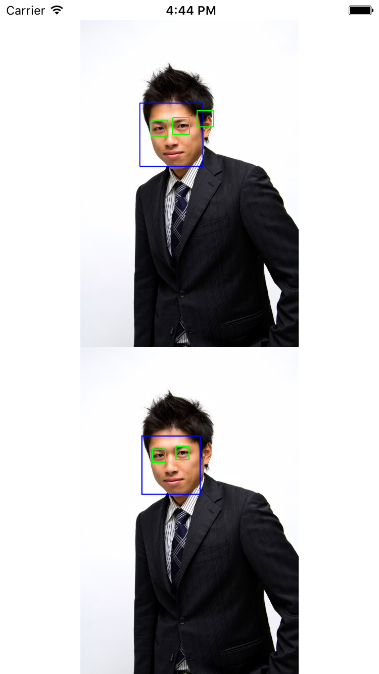 [iOS]顔検出をCoreImageとOpenCVでいまさらやってみる #Objective-C - Qiita