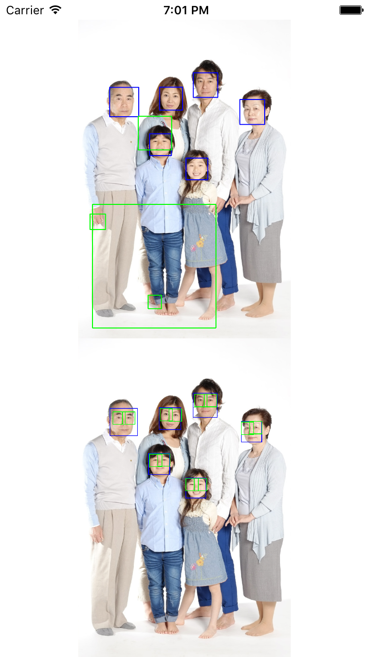 [iOS]顔検出をCoreImageとOpenCVでいまさらやってみる #Objective-C - Qiita