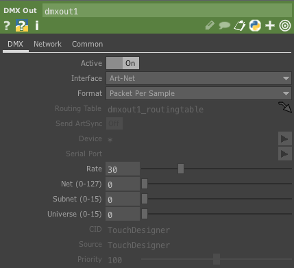 ArtNet DMX で Lチカしてみた。(ESP8266/ESP32 + NeoPixel LED) #TouchDesigner - Qiita