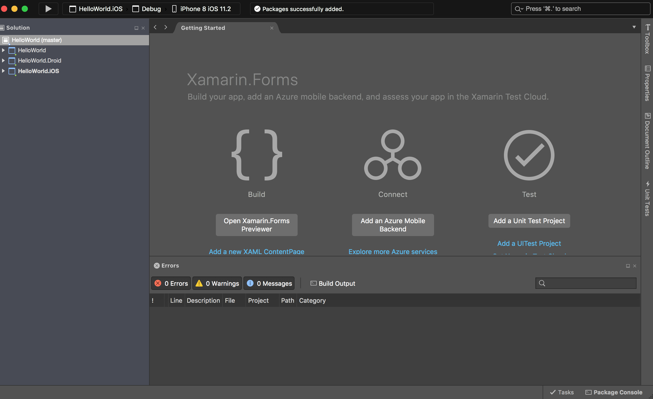 (Visual Studio for Mac)Xamarin.FormsでHelloWorldしてみる - Qiita