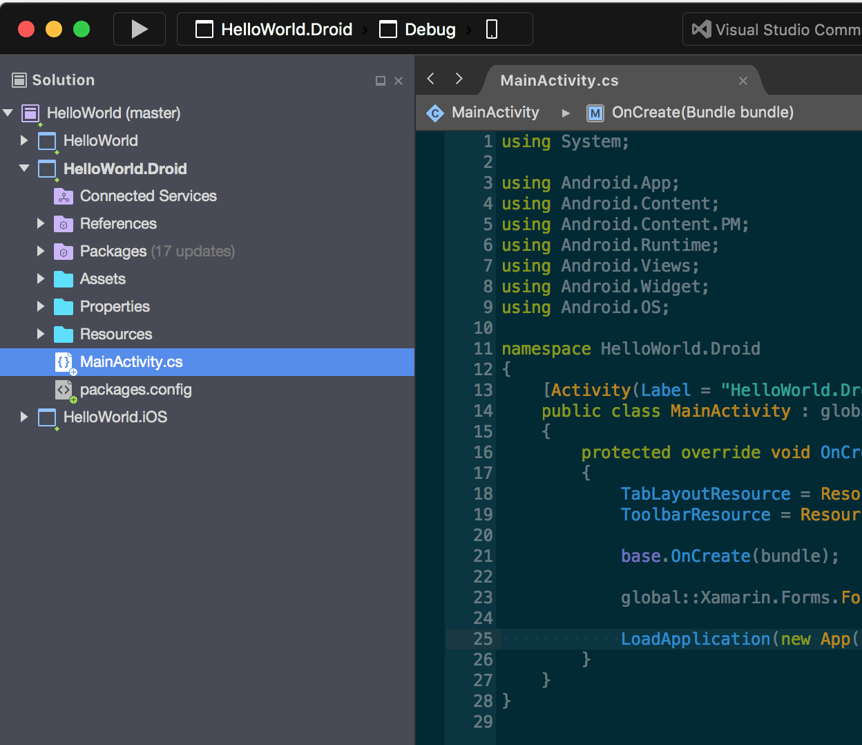 (Visual Studio for Mac)Xamarin.FormsでHelloWorldしてみる - Qiita