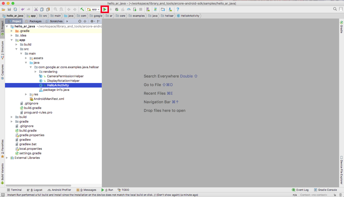 ARCore 取扱説明書 #Android - Qiita