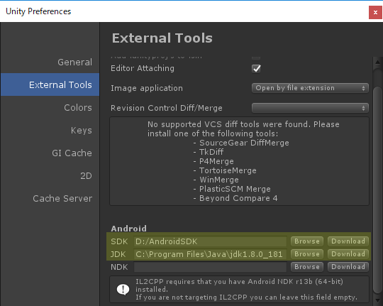 [Unity初心者Tips]SDKはここでした！AndroidでBuildする方法2018の10月版 #Unity入門 - Qiita