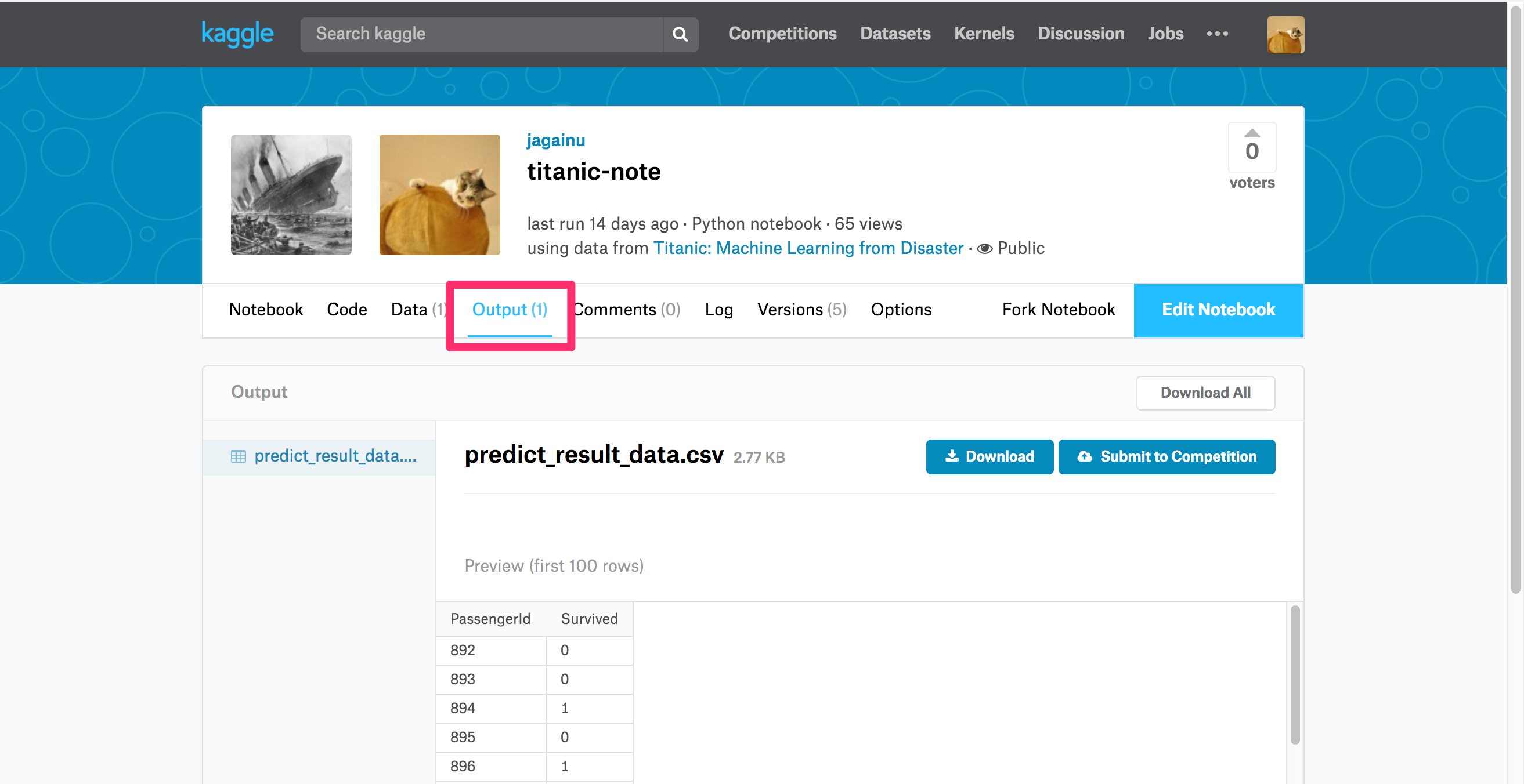 パワーアップしたKernelでKaggleに飛び込もう #機械学習 - Qiita