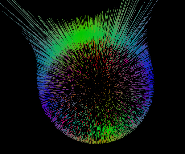 processingで球面に針を刺す #processing - Qiita