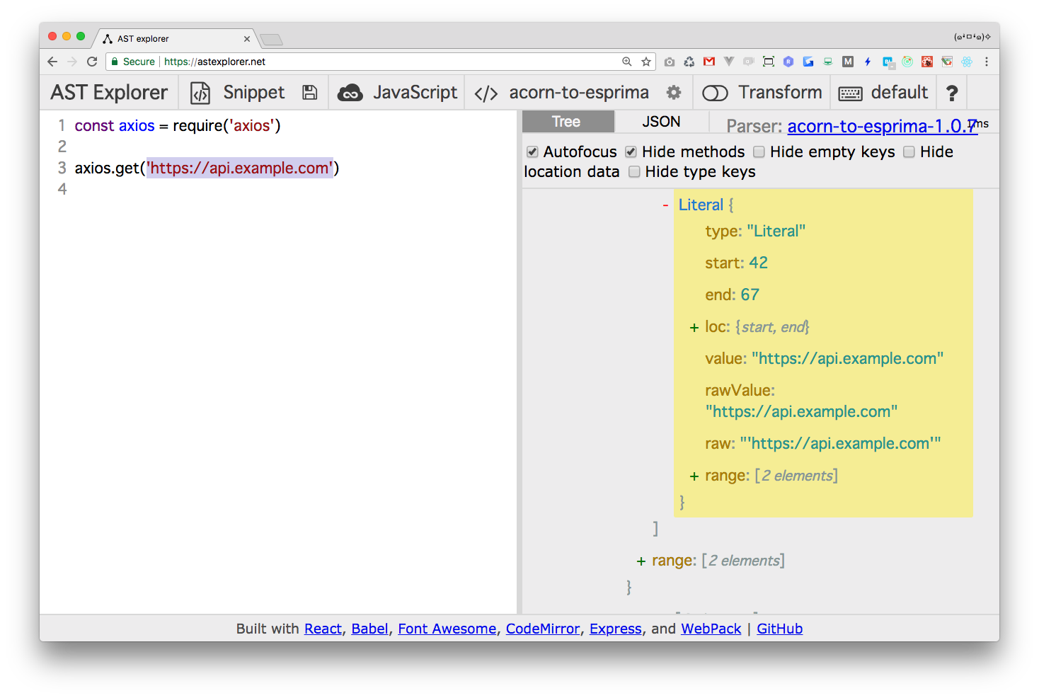 5分でわかるbabelプラグインのつくりかた #JavaScript - Qiita