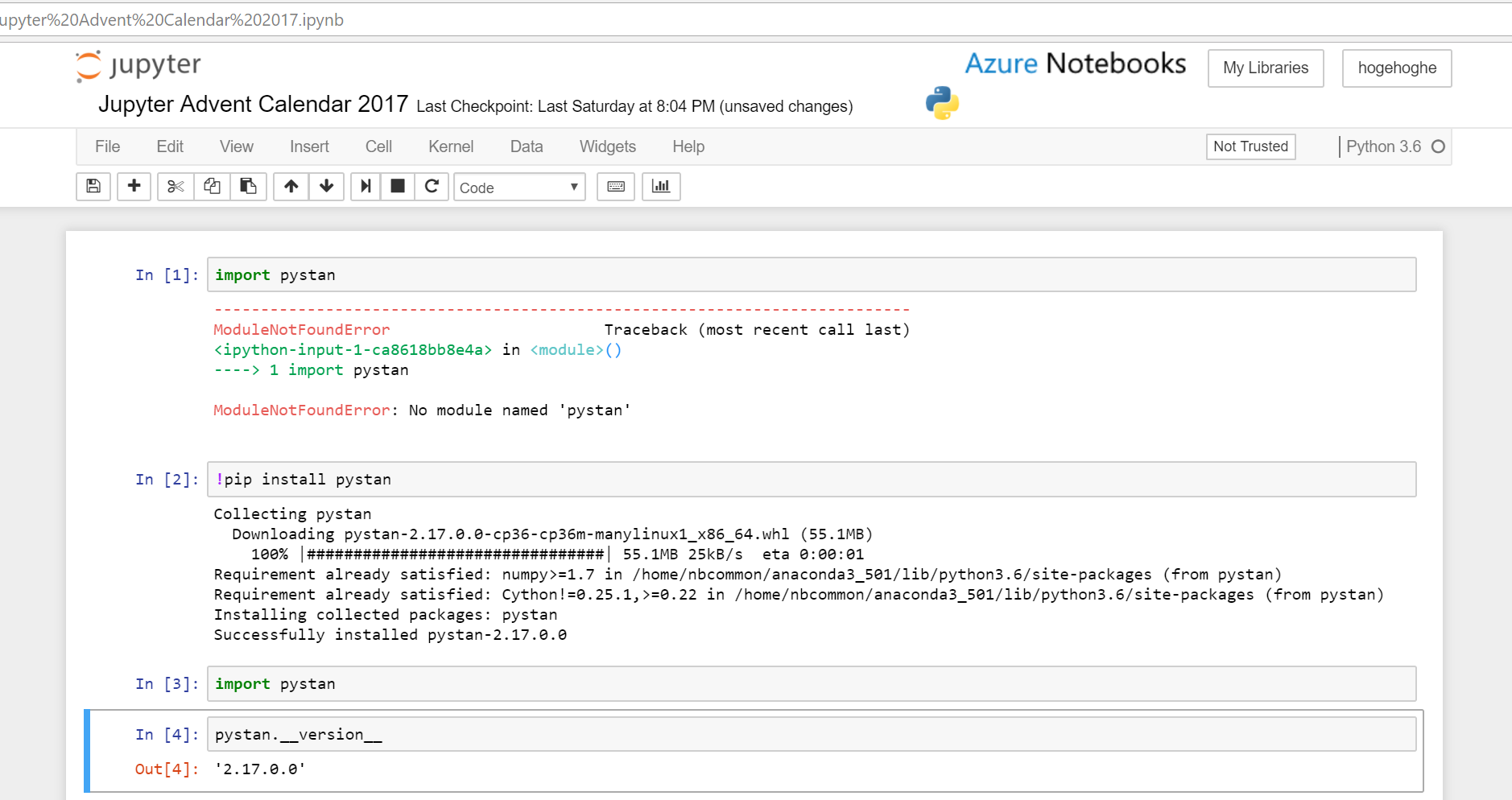 Azure Notebooks 活用の tips #Python - Qiita