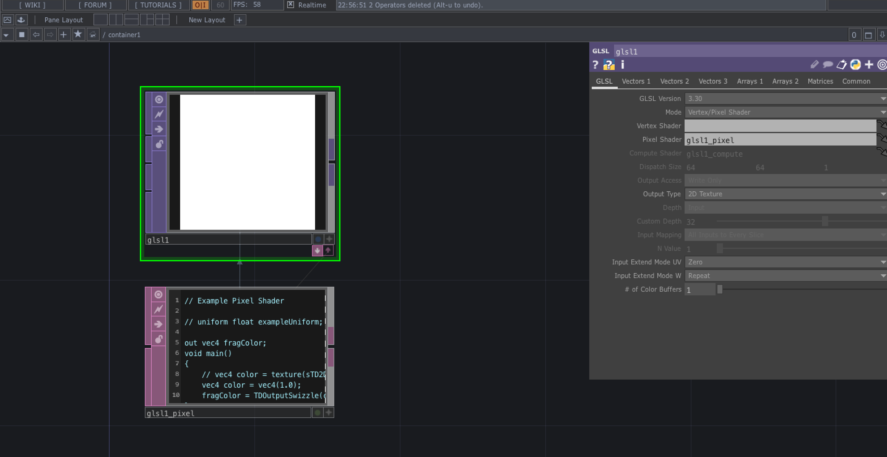 TouchDesignerでGLSL入門 #GLSL - Qiita