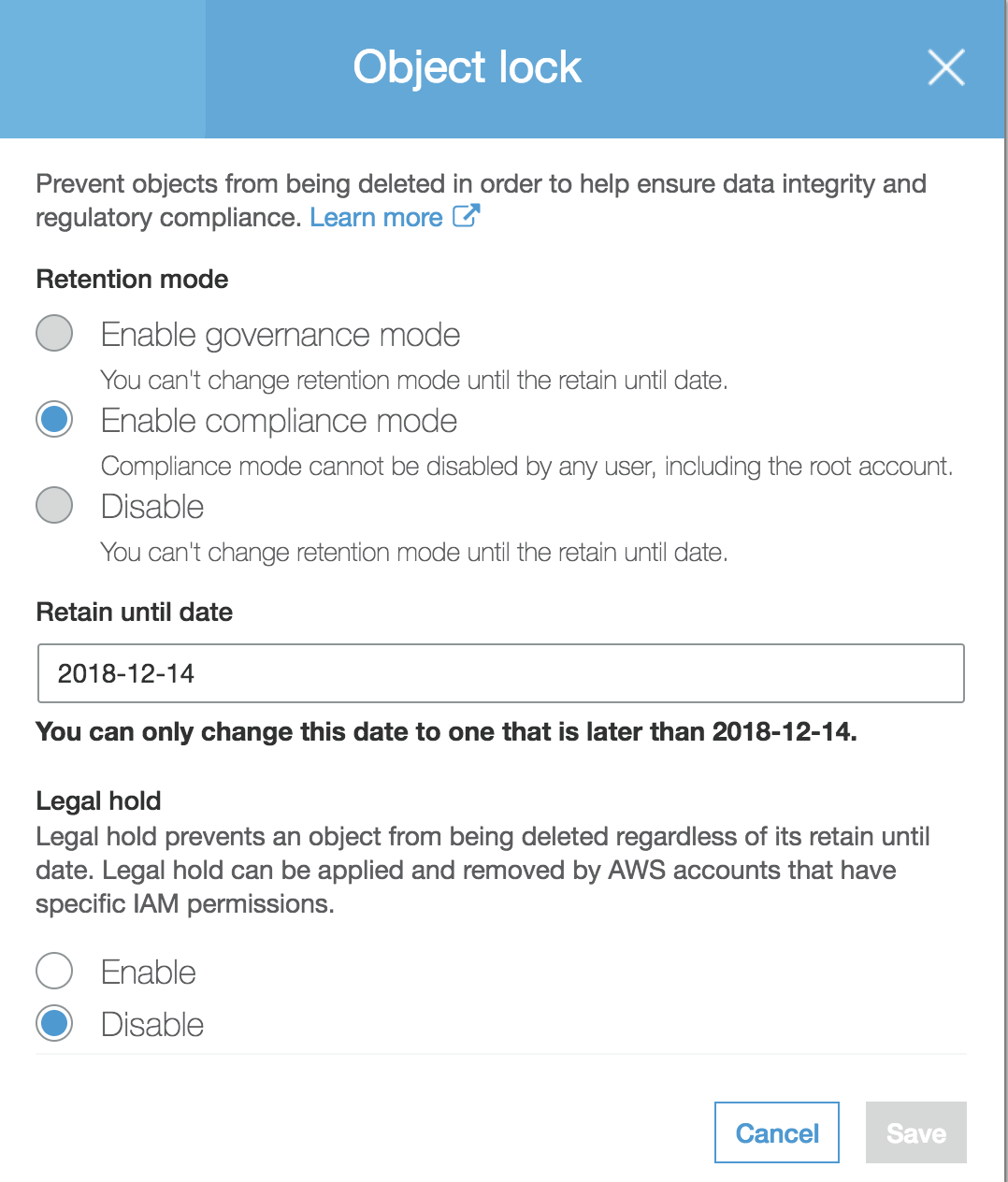 S3 Object-lockを試してみる #AWS - Qiita