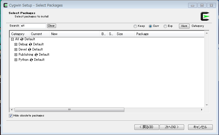 Cygwin(64bit)とgitのインストール #Git - Qiita