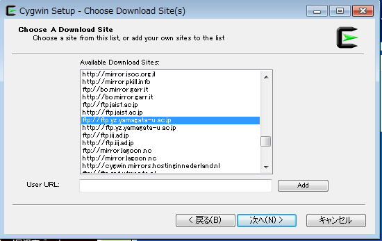 Cygwin(64bit)とgitのインストール #Git - Qiita