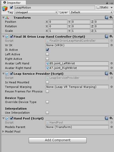 FinalIK(VRIK)+LeapMotion Core Assets v4.1.4でMMDの指を動かす #Unity - Qiita